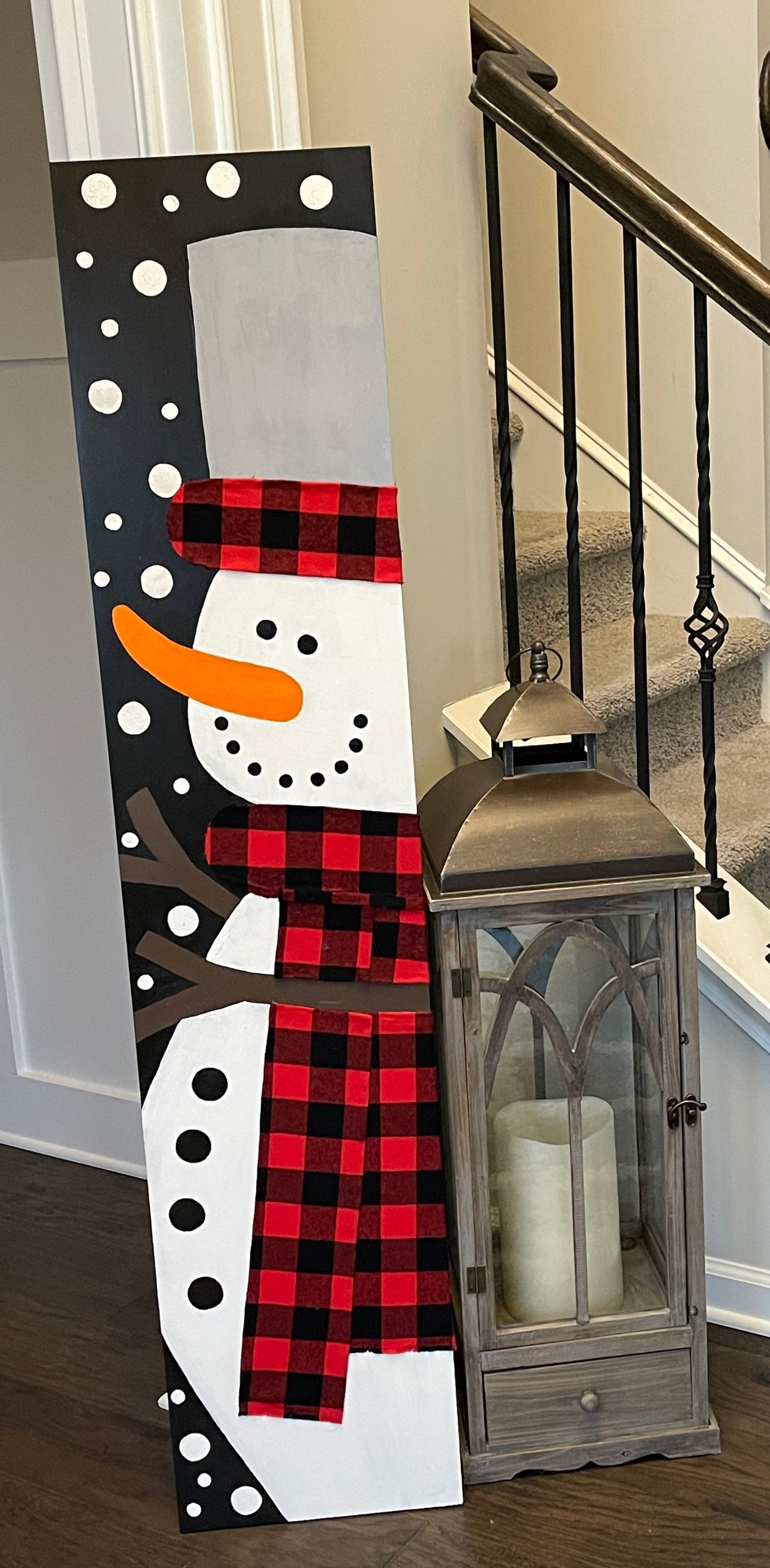 Snowman Porch Welcome Sign Christmas Holiday Winter Outdoor Decor - Etsy