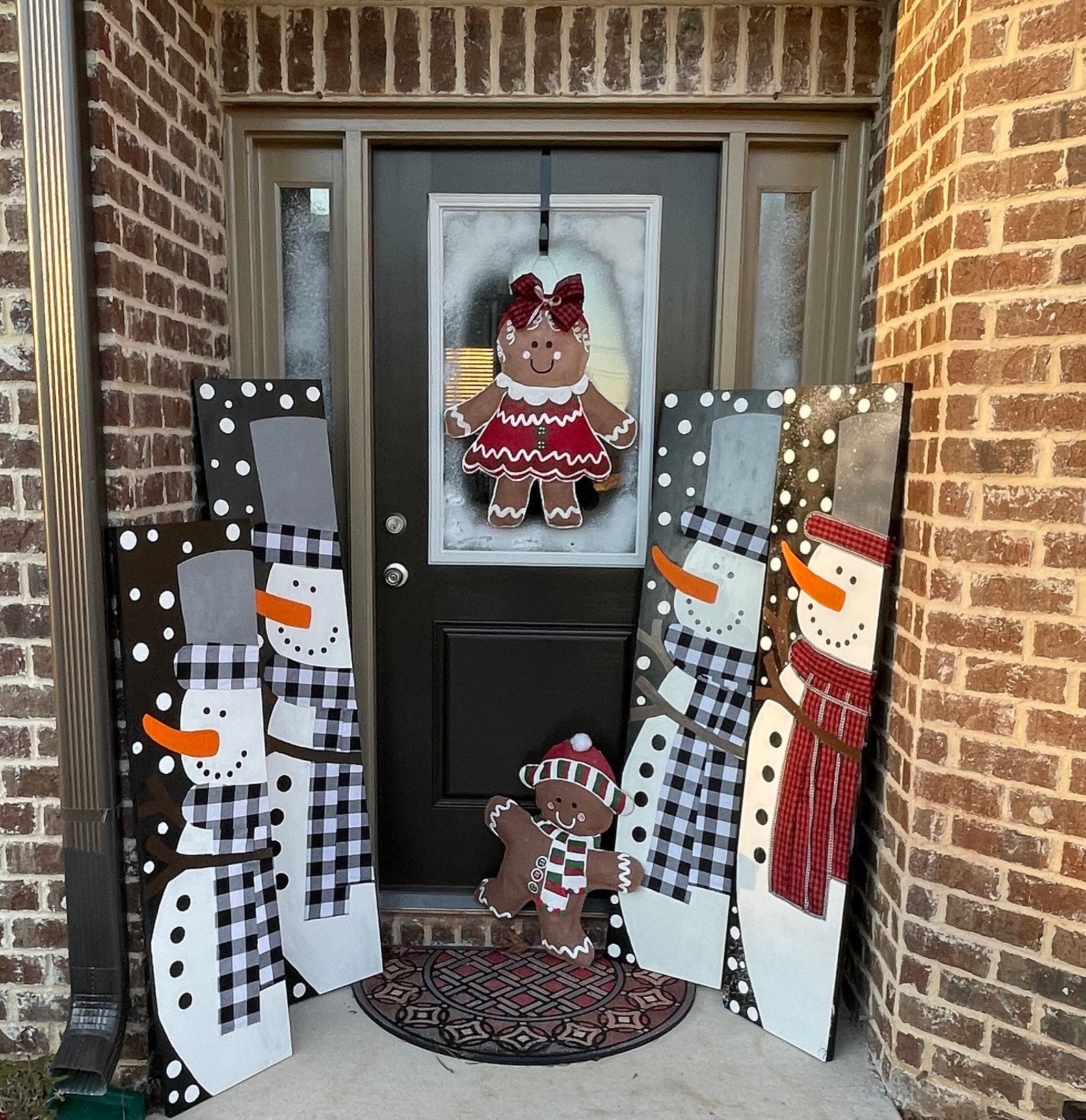 Snowman Porch Welcome Sign Christmas Holiday Winter Outdoor Decor - Etsy