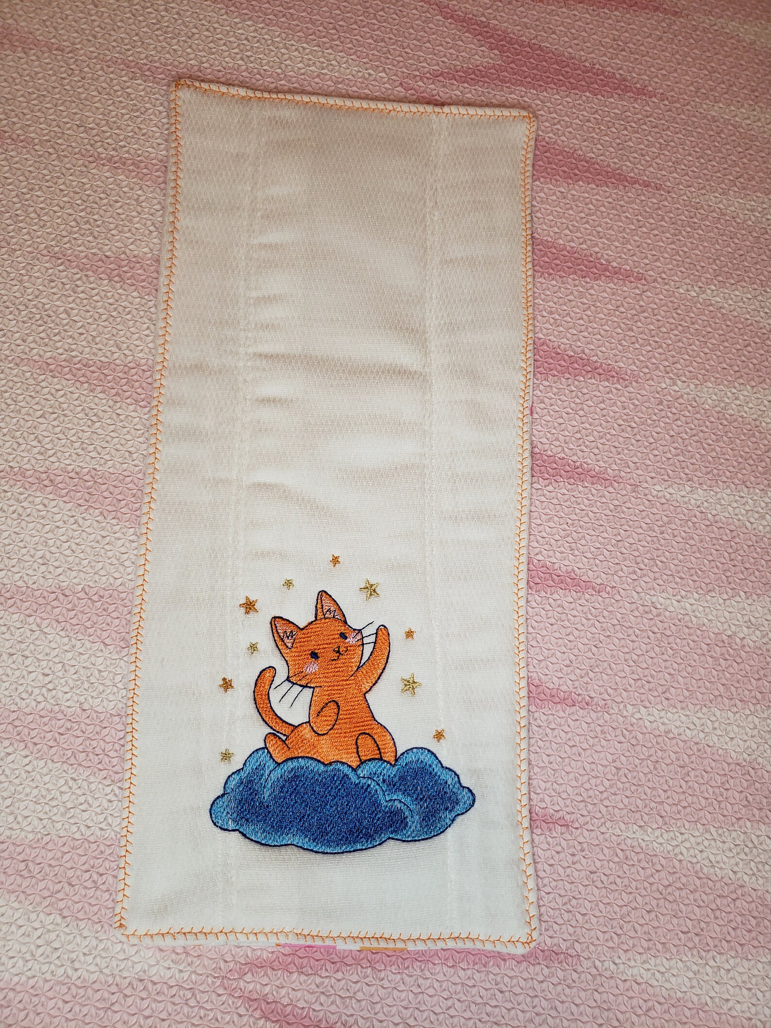 Ready to Ship WATERPROOF Embroidered Burp Cloth Made W/ - Etsy