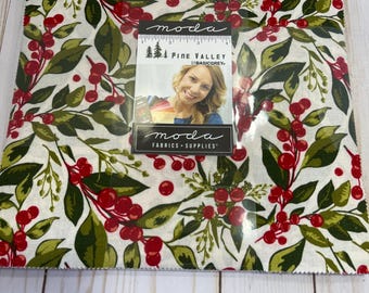 Jolly Good Charm Pack by Basic Grey for Moda Christmas Fabric, 100% ...