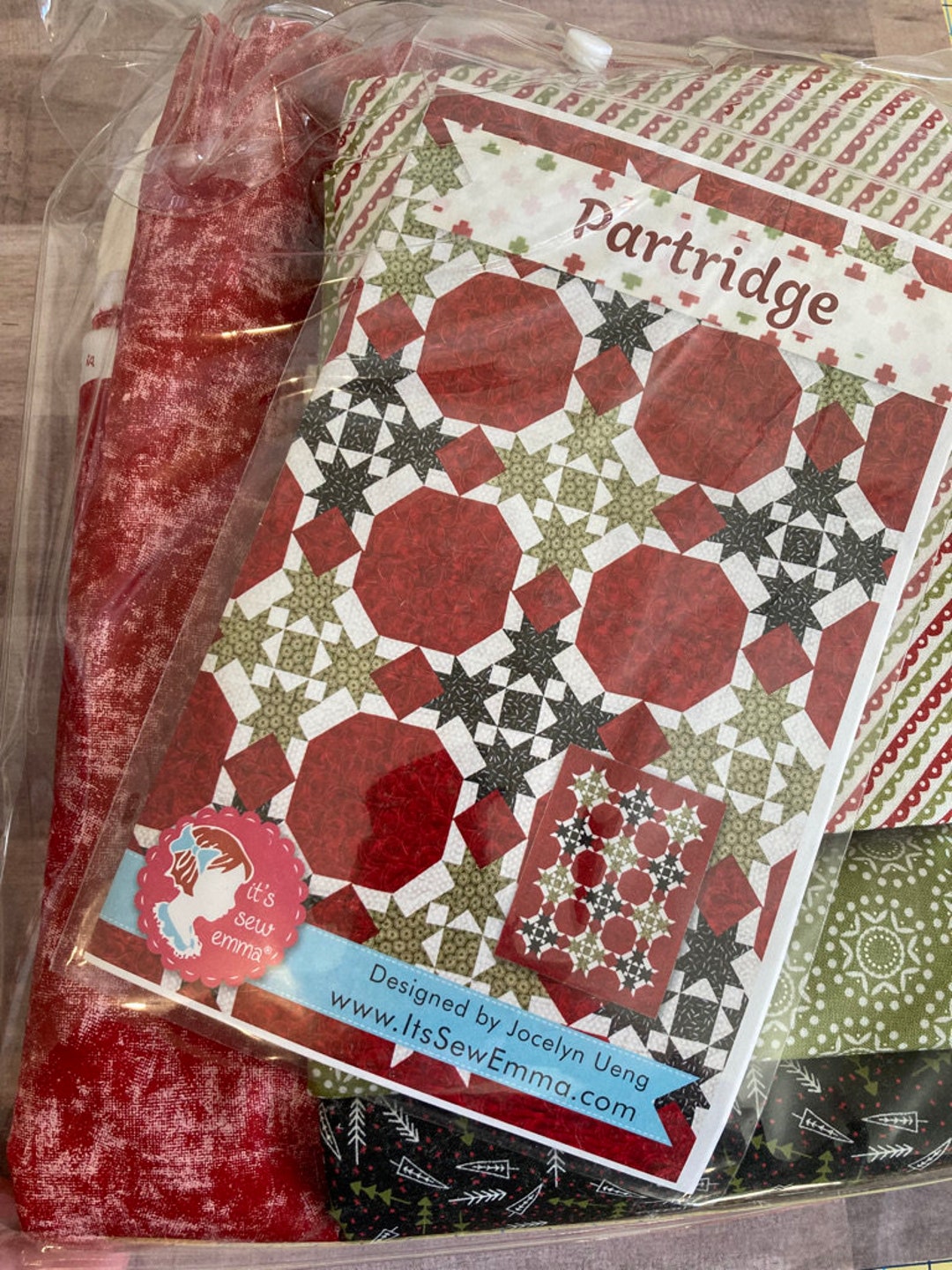 Partridge Quilt Kit the Christmas Card 60"x60" DIY Home Decor - Etsy
