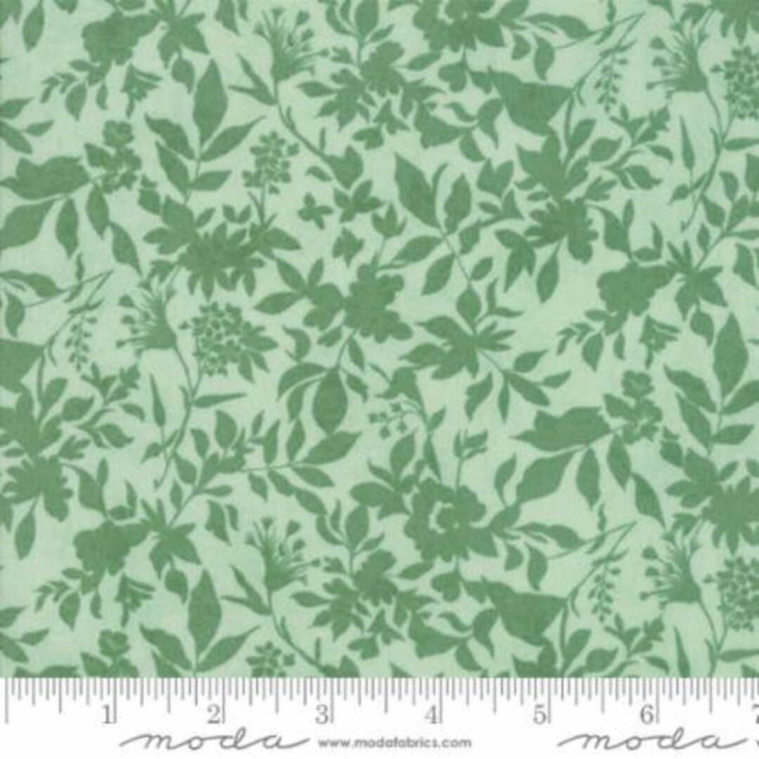 Meraki Shaka Feldspar Basic Grey Moda Tone on Tone Floral Fabric Cut to ...