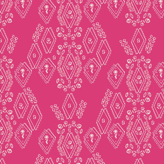 Prairie Blossom Pink Quilting Cotton Fabric From Tails and - Etsy