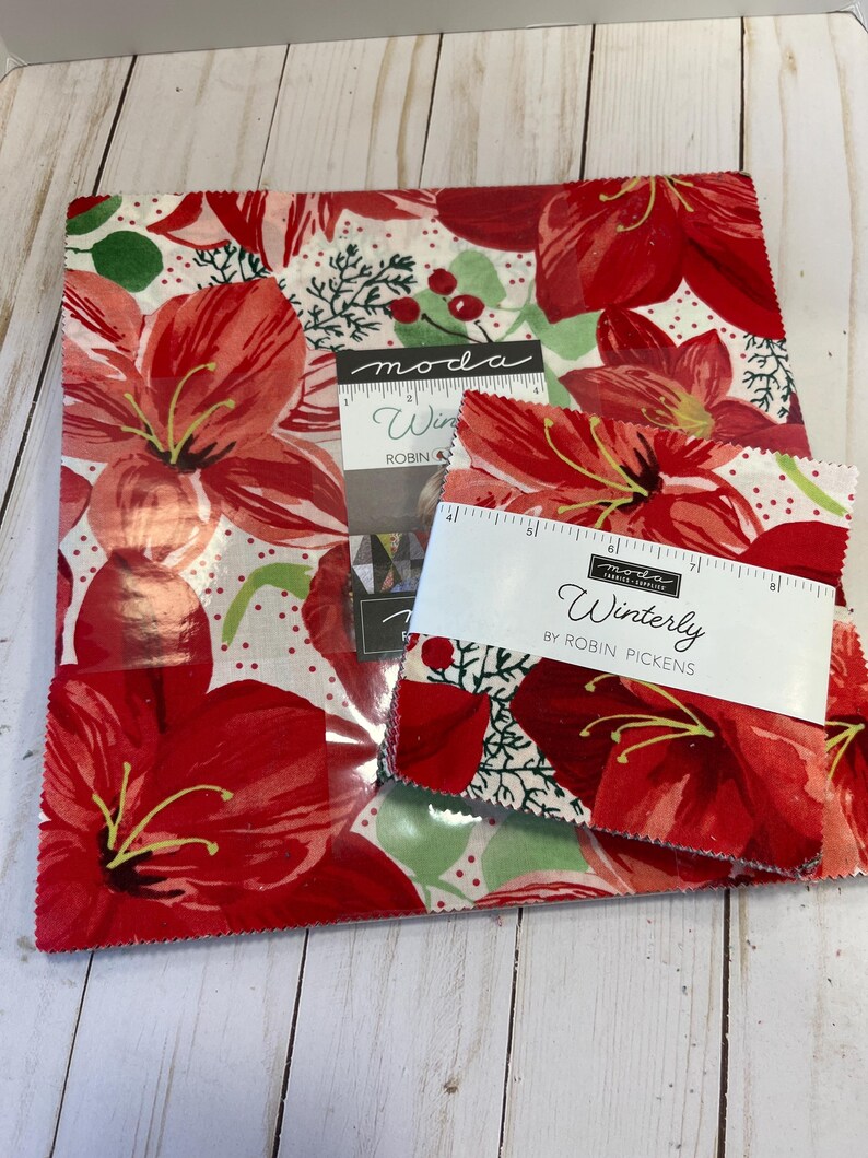Winterly by Robbin Pickens Charm Pack Precut 5 Inch Cotton Fabric ...
