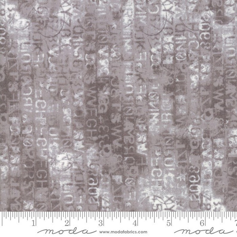 Basic Grey Metropolis Pasture in Marble by Moda White and Gray - Etsy