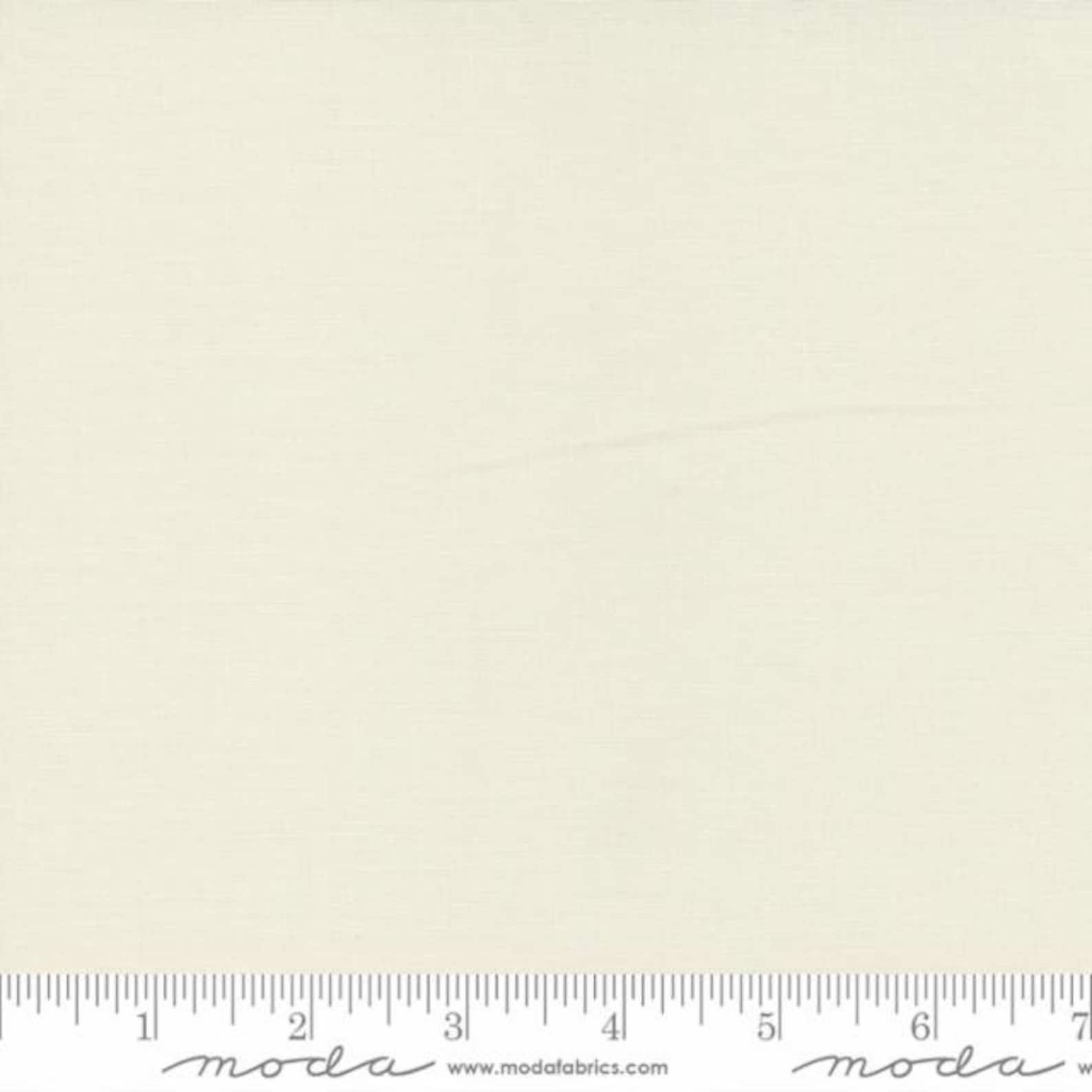 Porcelain Cream Colored Solid Fabric Bella Solids by Moda 100% - Etsy