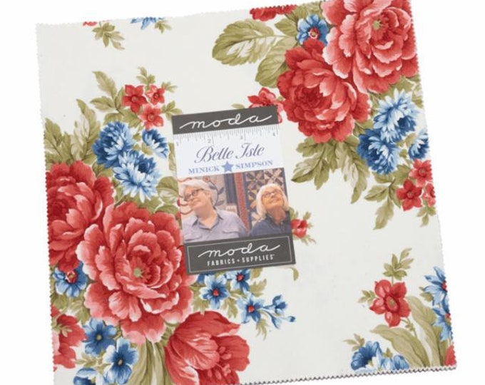 Belle Isle Layer Cake 10 Square Fabric Precuts Moda Fabrics 100% Cotton ...