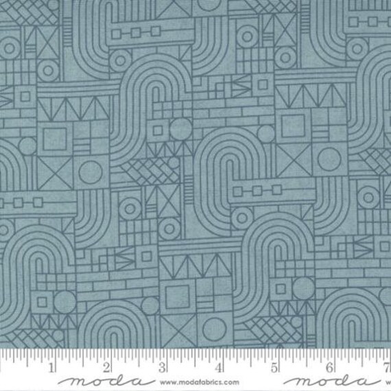 Decorum Form Composed Fabric by Basic Grey for Moda 100% - Etsy