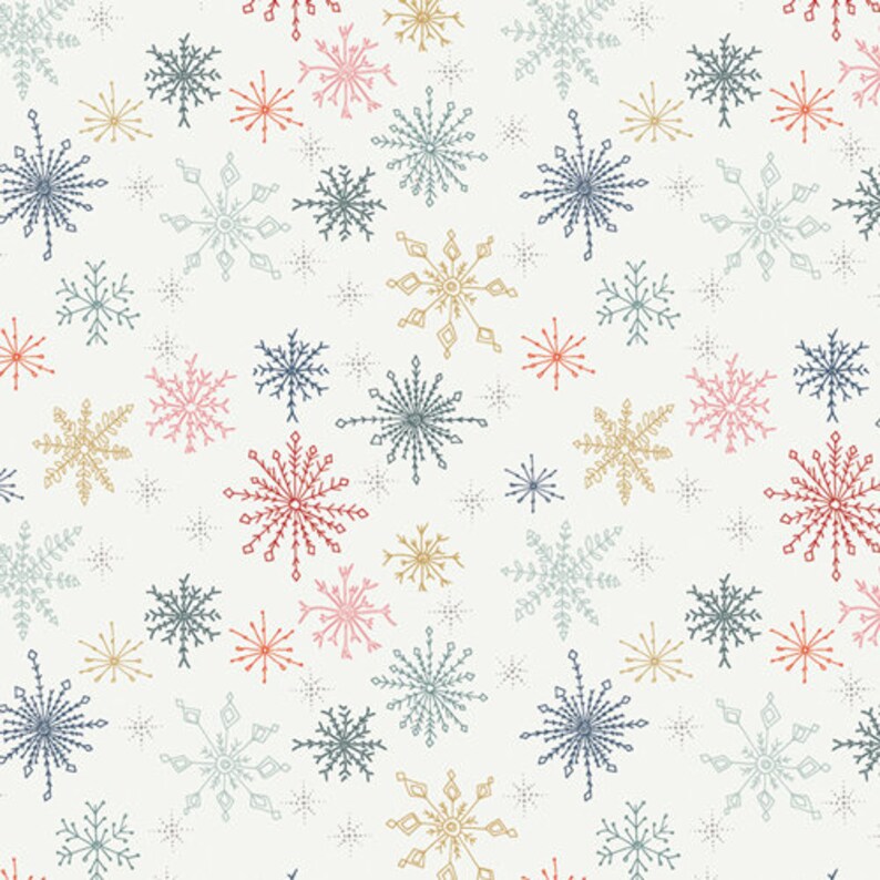 200 Thread Count Fabric Make Snow Flurries From Cozy and - Etsy