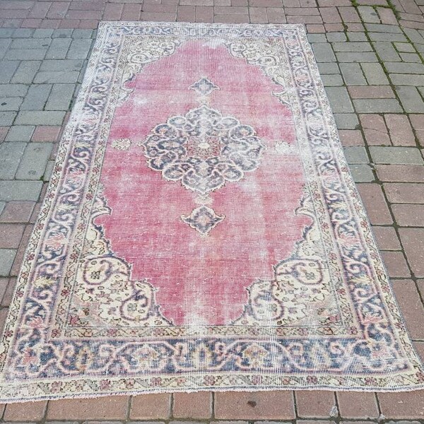 Pink Rug - Etsy