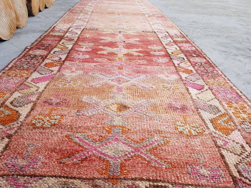 Vintage Runner Rug10'9'x2'7' Feetoushak - Etsy