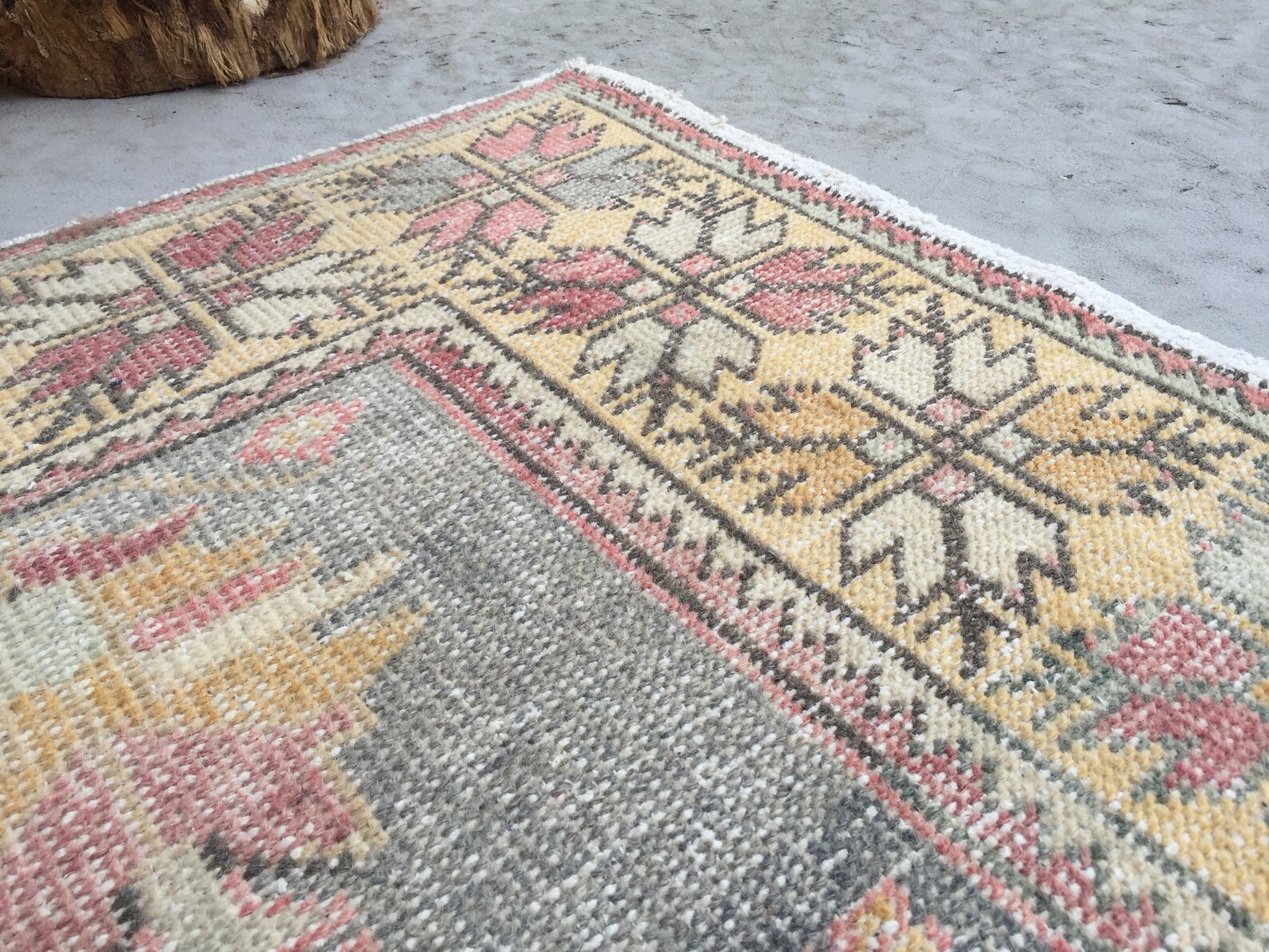 Pink Oushak Rug8'9'x4'6'ftİnterior Designer - Etsy