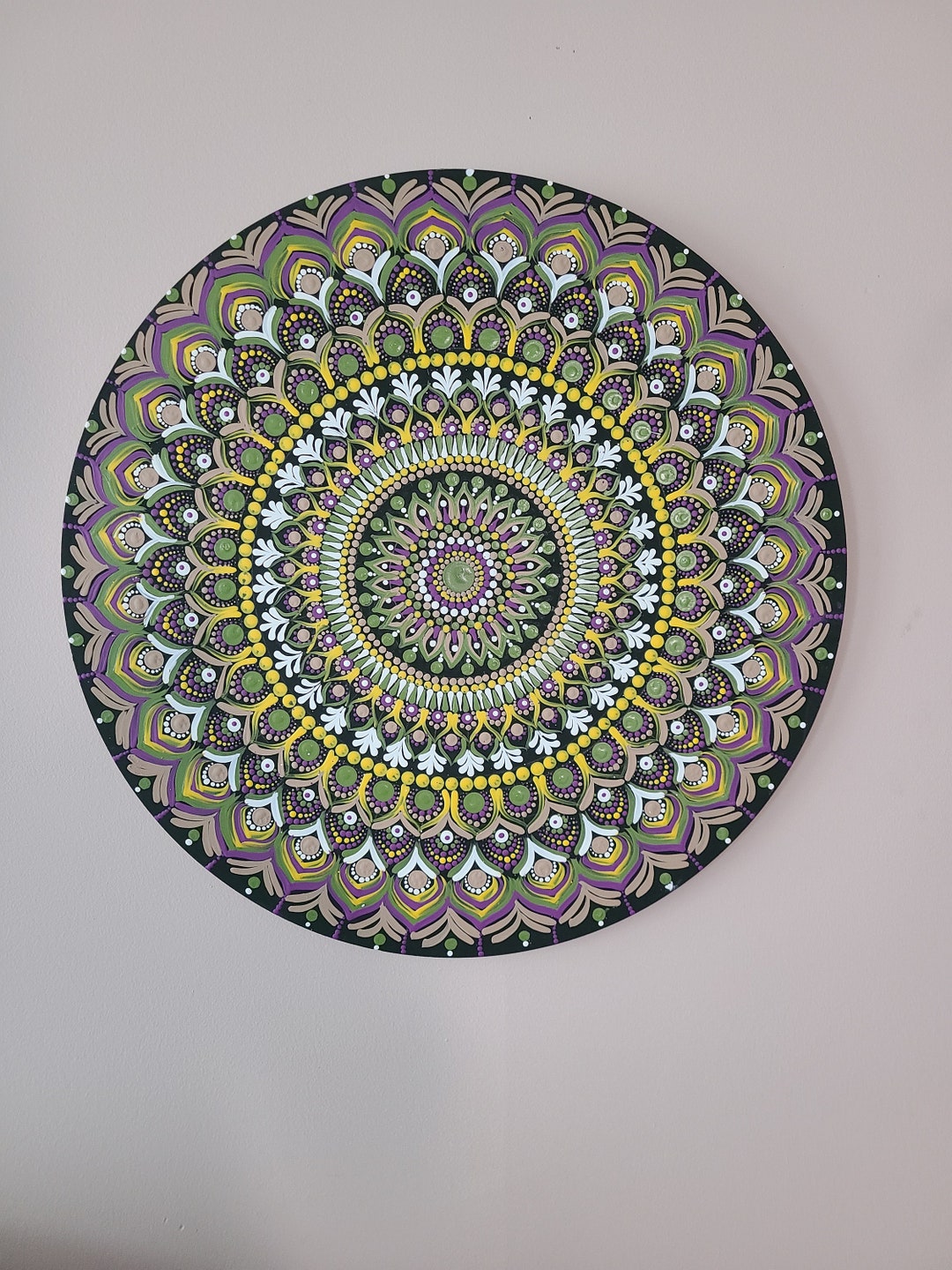 Mandala Dot Painting 18 Inch Board - Etsy