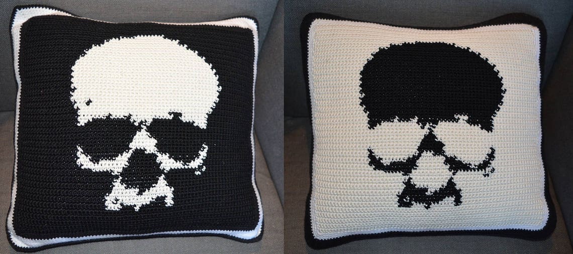 Small Skull Crochet/knitting Pattern. EASY! - Etsy