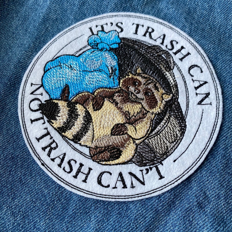 Velcro Patch Raccoon - Etsy