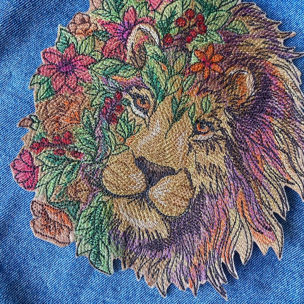 Lion Patch - Etsy