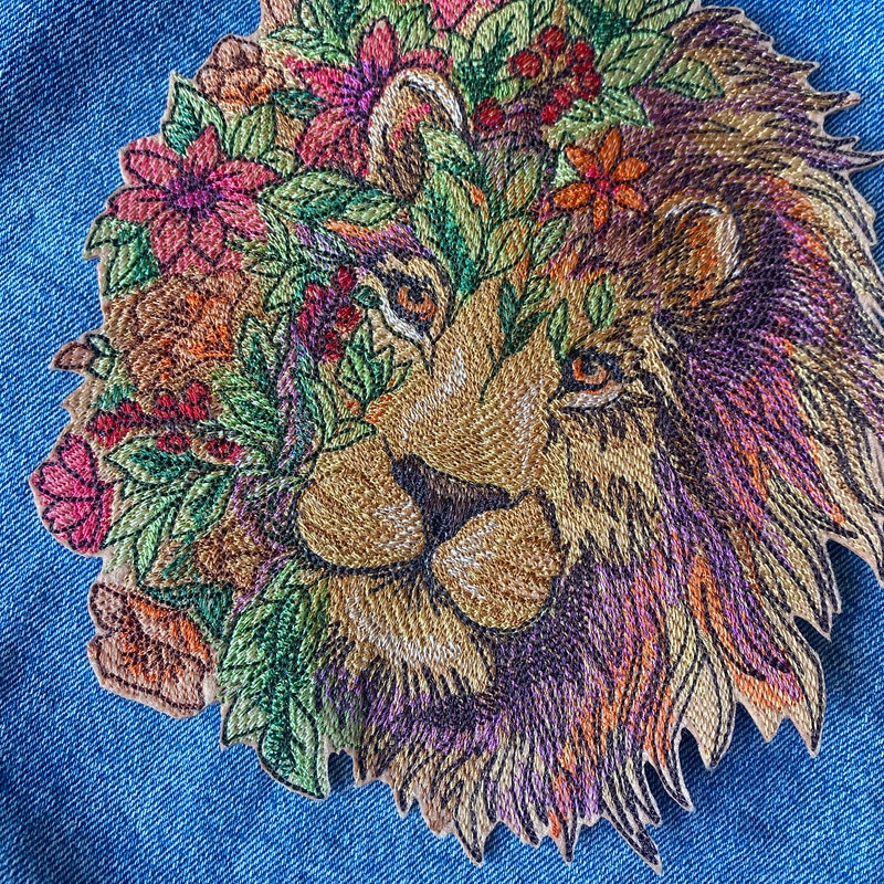 Lion Patch - Etsy