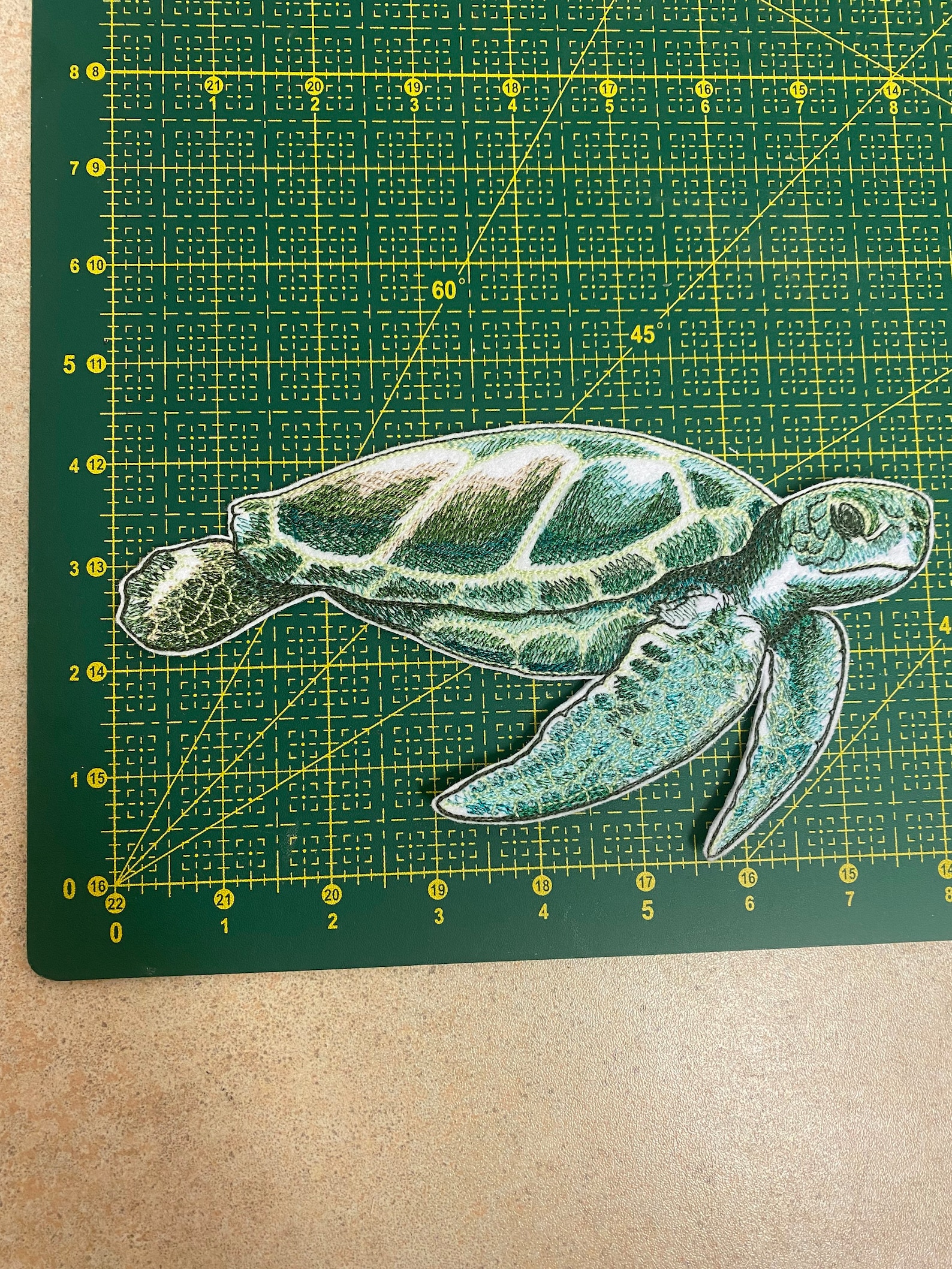 Sea Turtle Fusible Patch, Tortoise Iron on Applique, Sea, Ocean ...