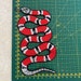 Coral Red Snake Iron on Patch, Cobra Badge, Rattlesnake Sew on Applique ...