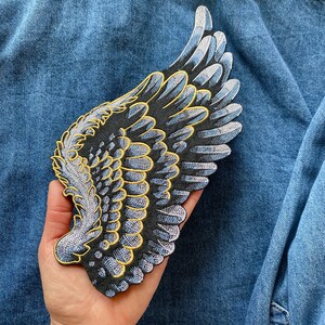 Embroidered Wings Patch, Iron on Clothes Decor, Applique for Jeans ...