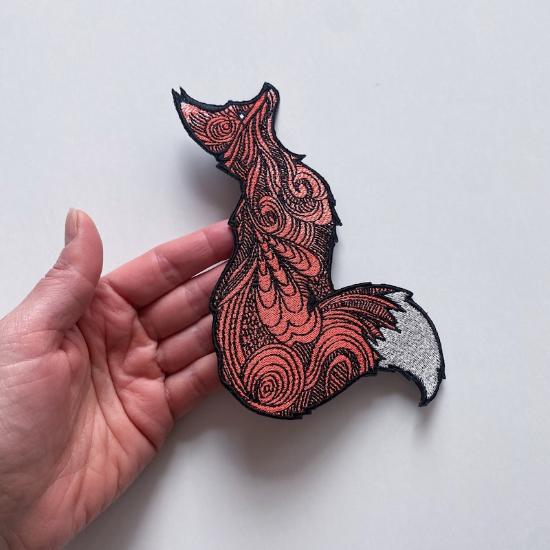 Fox Applique - Etsy