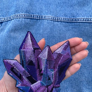 Crystal Iron on Patch, Gems Patch, Iron on Embroidered Patch, Crystal ...