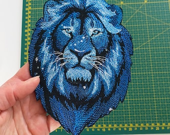 Adorable Roaring Lion Patch: Adorable Embroidered Badge / Patch - Iron ...