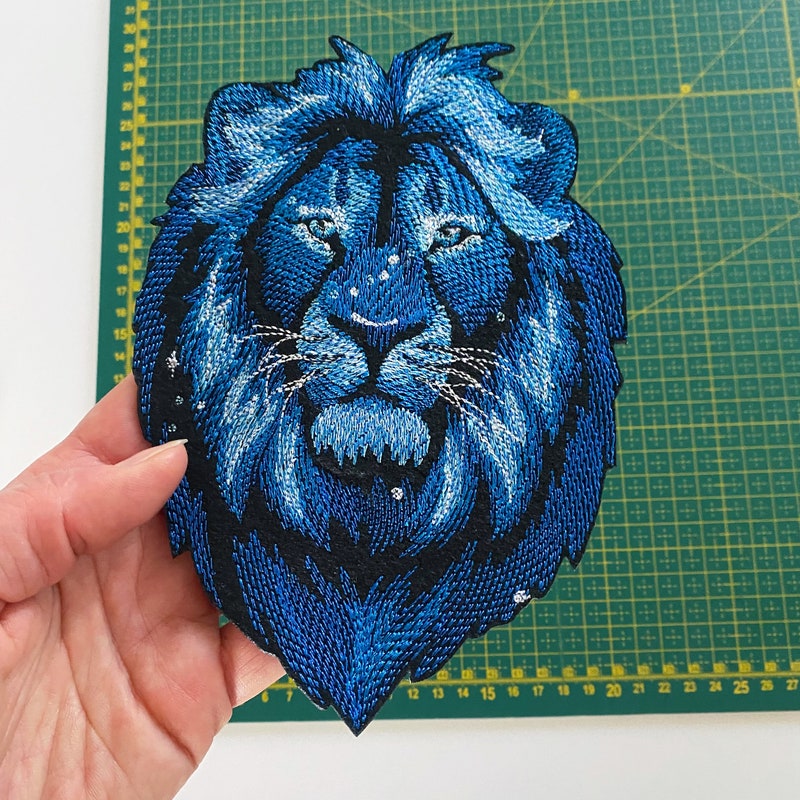 Lion Applique - Etsy
