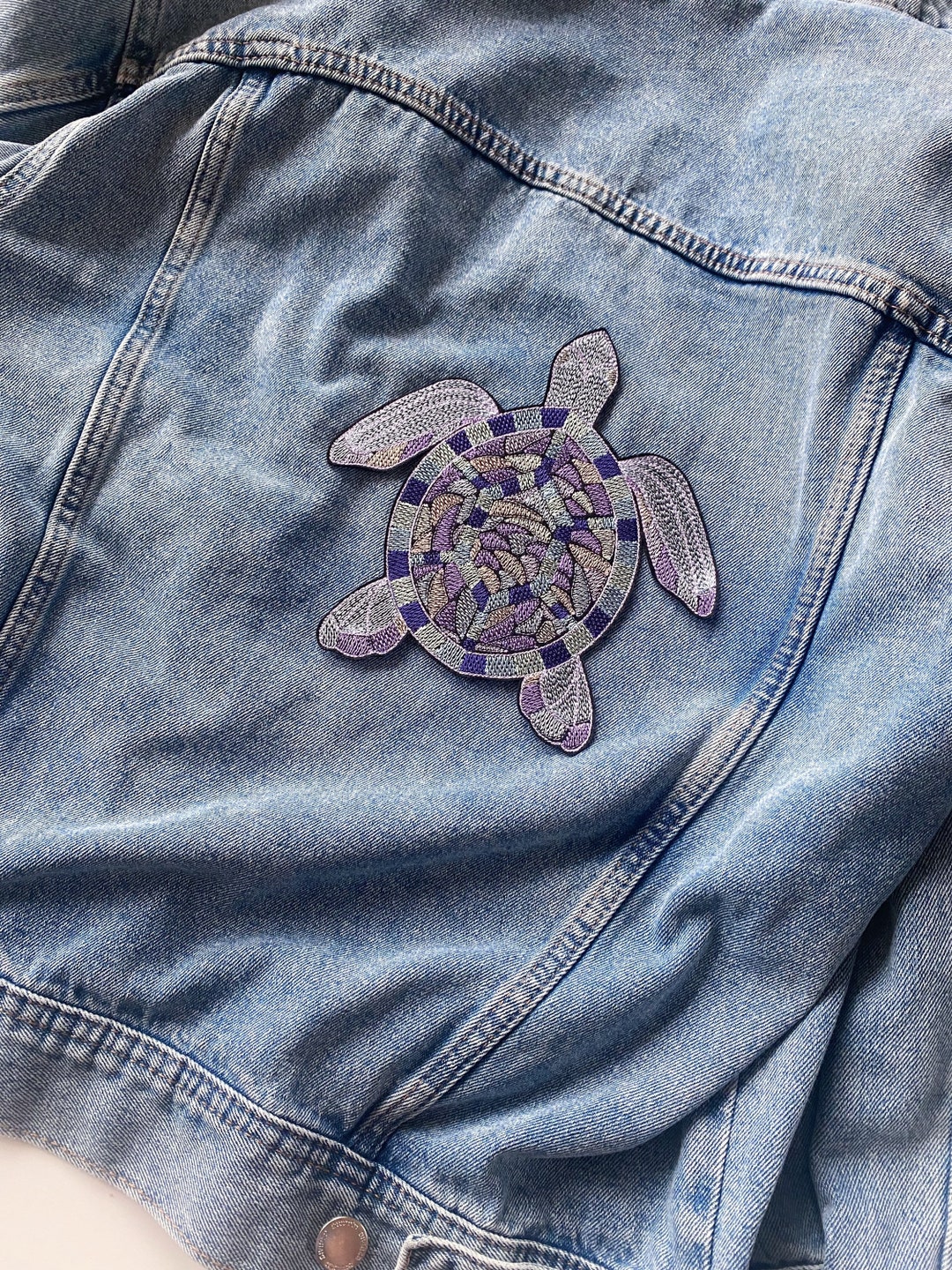 Sea Turtle Fusible Patch, Tortoise Iron on Applique, Sea, Ocean ...