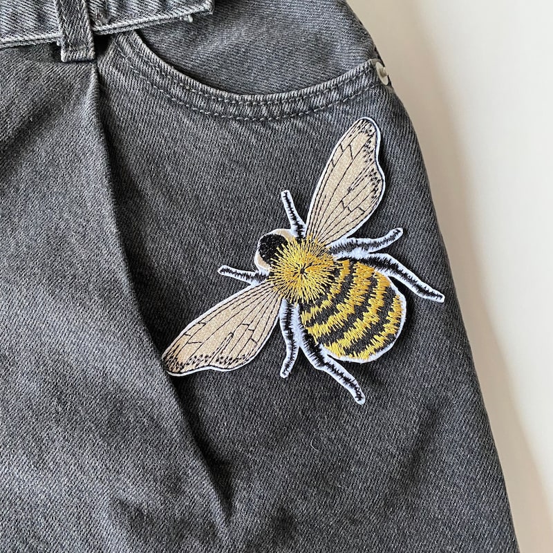 Large Bee Patch - Etsy
