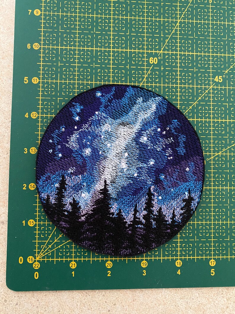Nature Patch Galaxy Patch Starry Night Sky Iron on Patch - Etsy