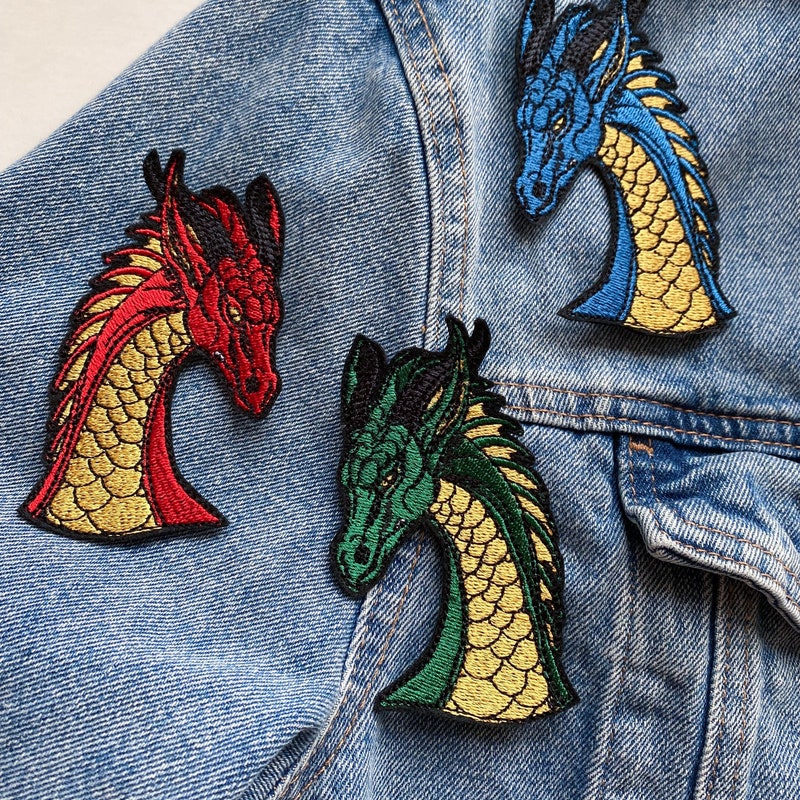 Dragon Iron on Patches - Etsy