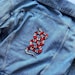 Coral Red Snake Iron on Patch, Cobra Badge, Rattlesnake Sew on Applique ...