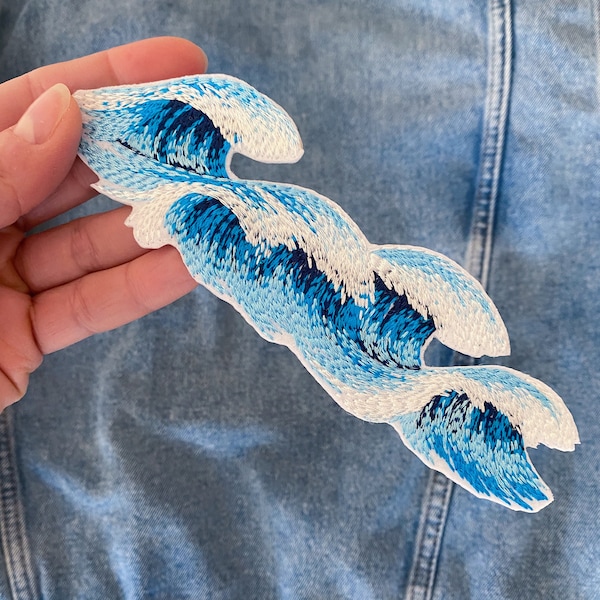 Wave Applique - Etsy