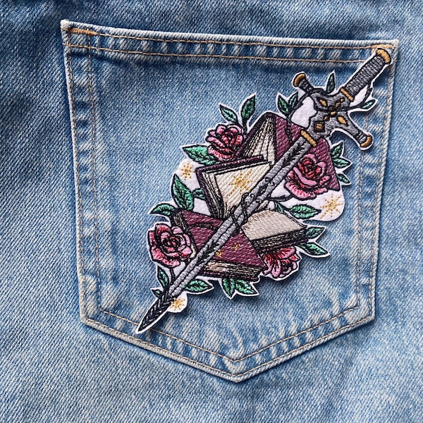 Iron on Bookish Patches - Etsy