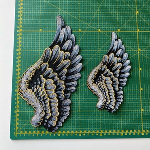 Embroidered Wings Patch, Iron on Clothes Decor, Applique for Jeans ...