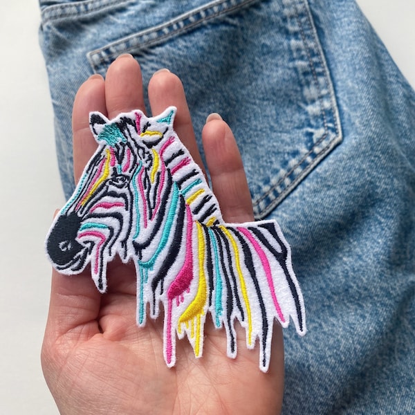 Zebra Applique - Etsy
