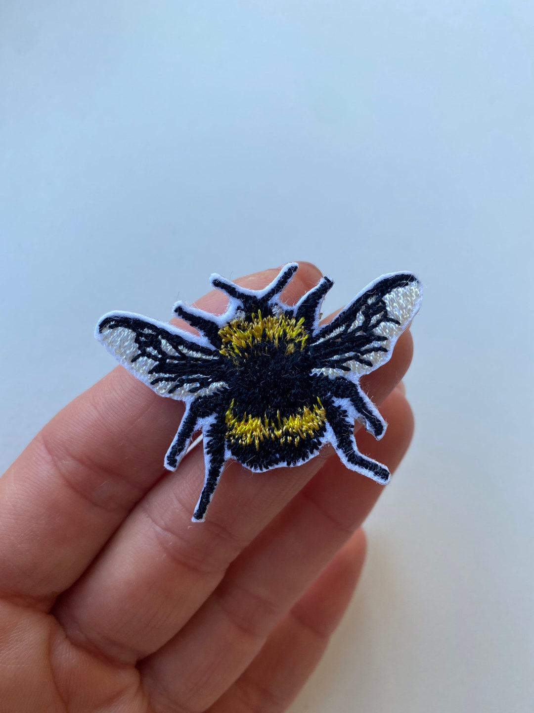 Bumble Bee Fusible Patch: Insect Applique - Etsy UK