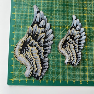 Embroidered Wings Patch, Iron on Clothes Decor, Applique for Jeans ...