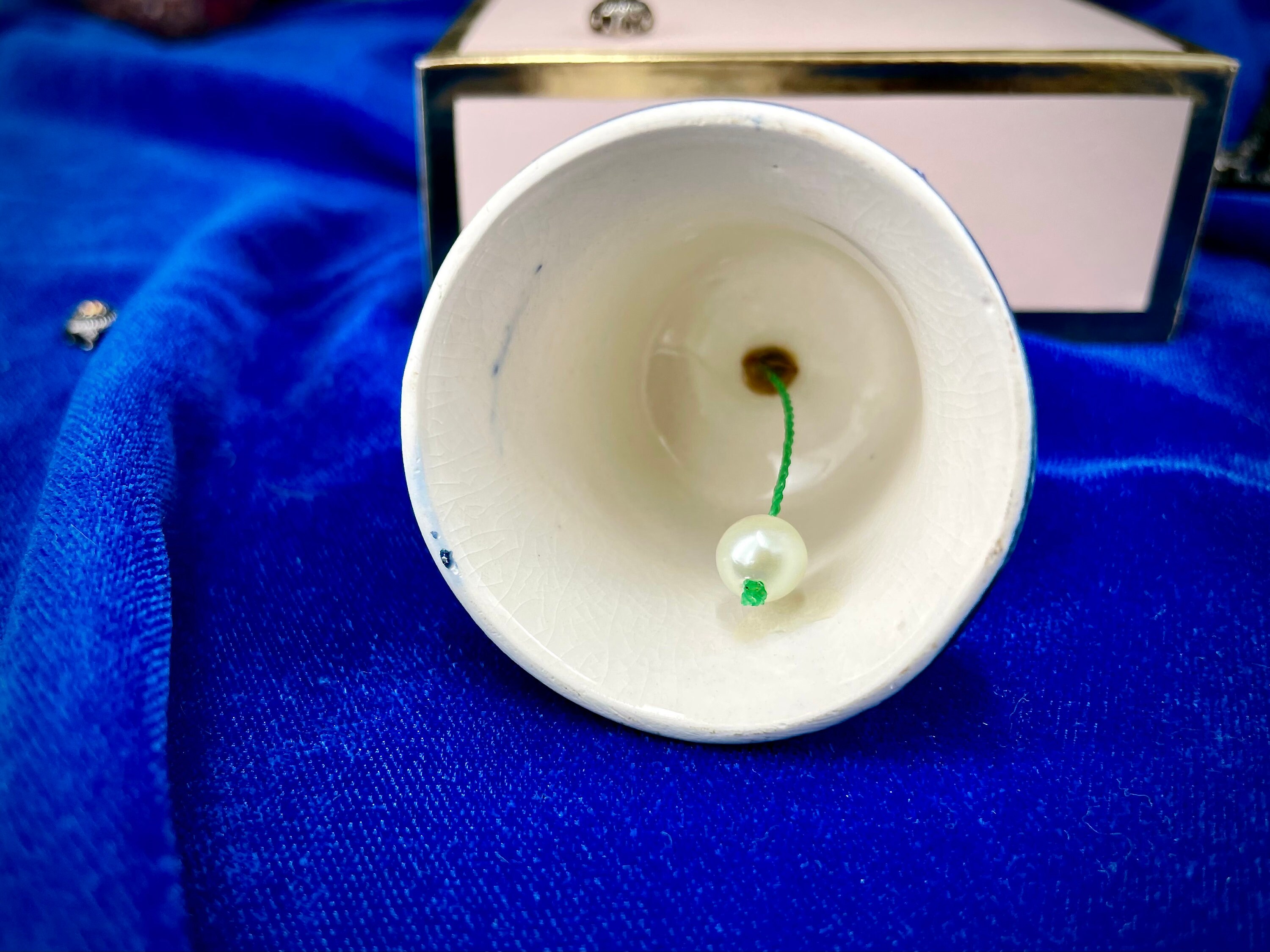 Vintage Delft Small Souvenir Porcelain Bell Flow Blue - Etsy