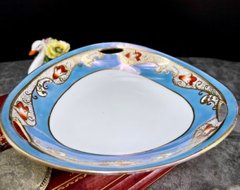 Vintage Noritake M Wrath Double Handle Console Candy Dish Nut Bowl ...