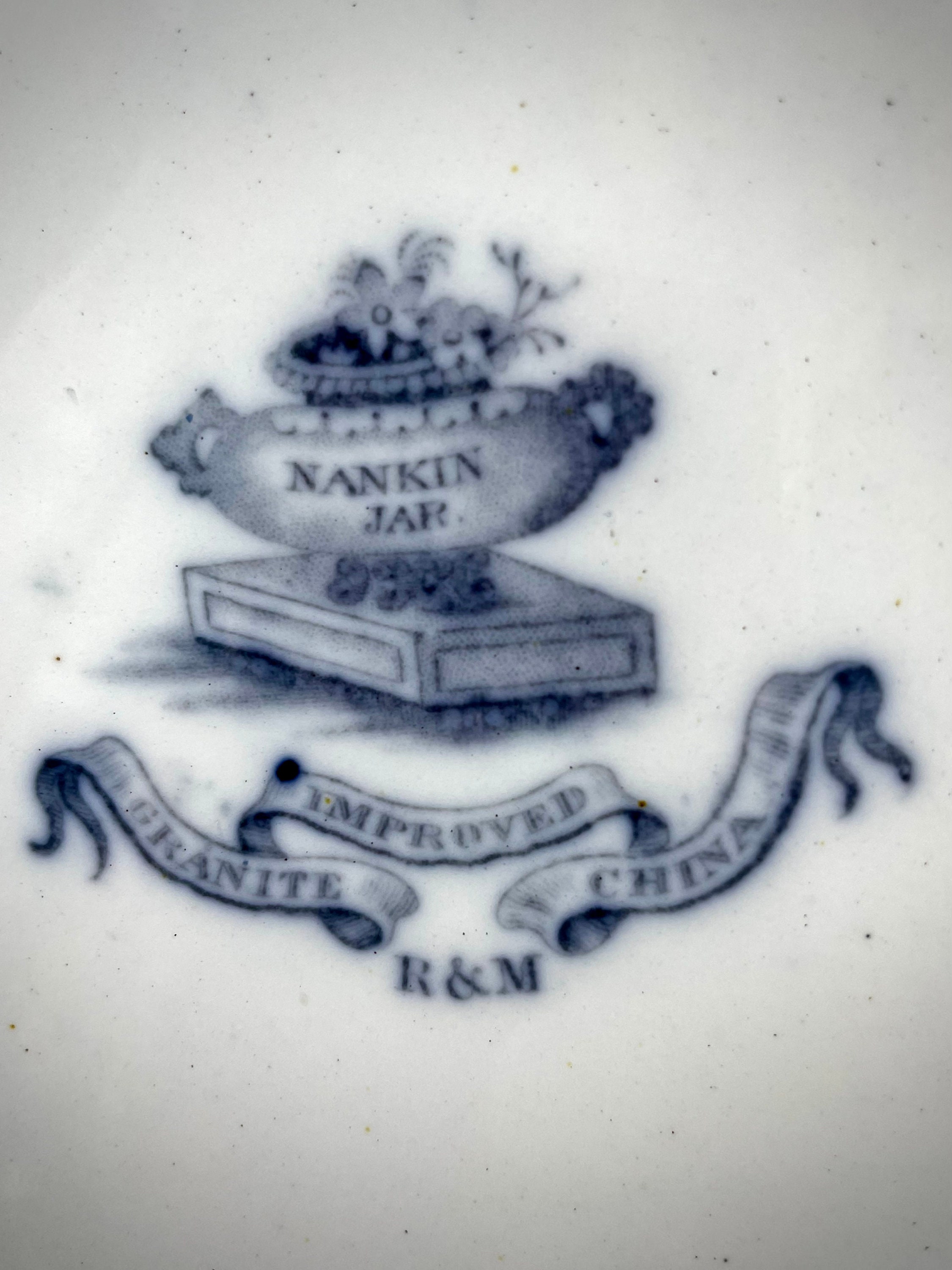 Nankin Jar R&M Improved Granite China Dinner Plate-replacement - Etsy