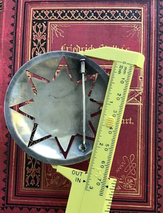 Antique Arabic? Pendant Brooch in Silver. 1800s pin w… - Gem