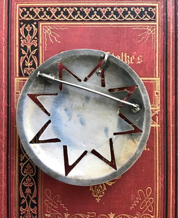 Antique Arabic? Pendant Brooch in Silver. 1800s pin w… - Gem