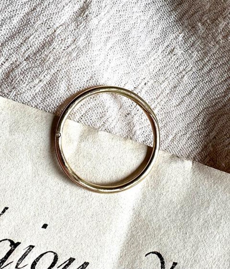 1700s Gimmel Ring. Rare French Wedding Band 18k Gold Puzzle 18th ...