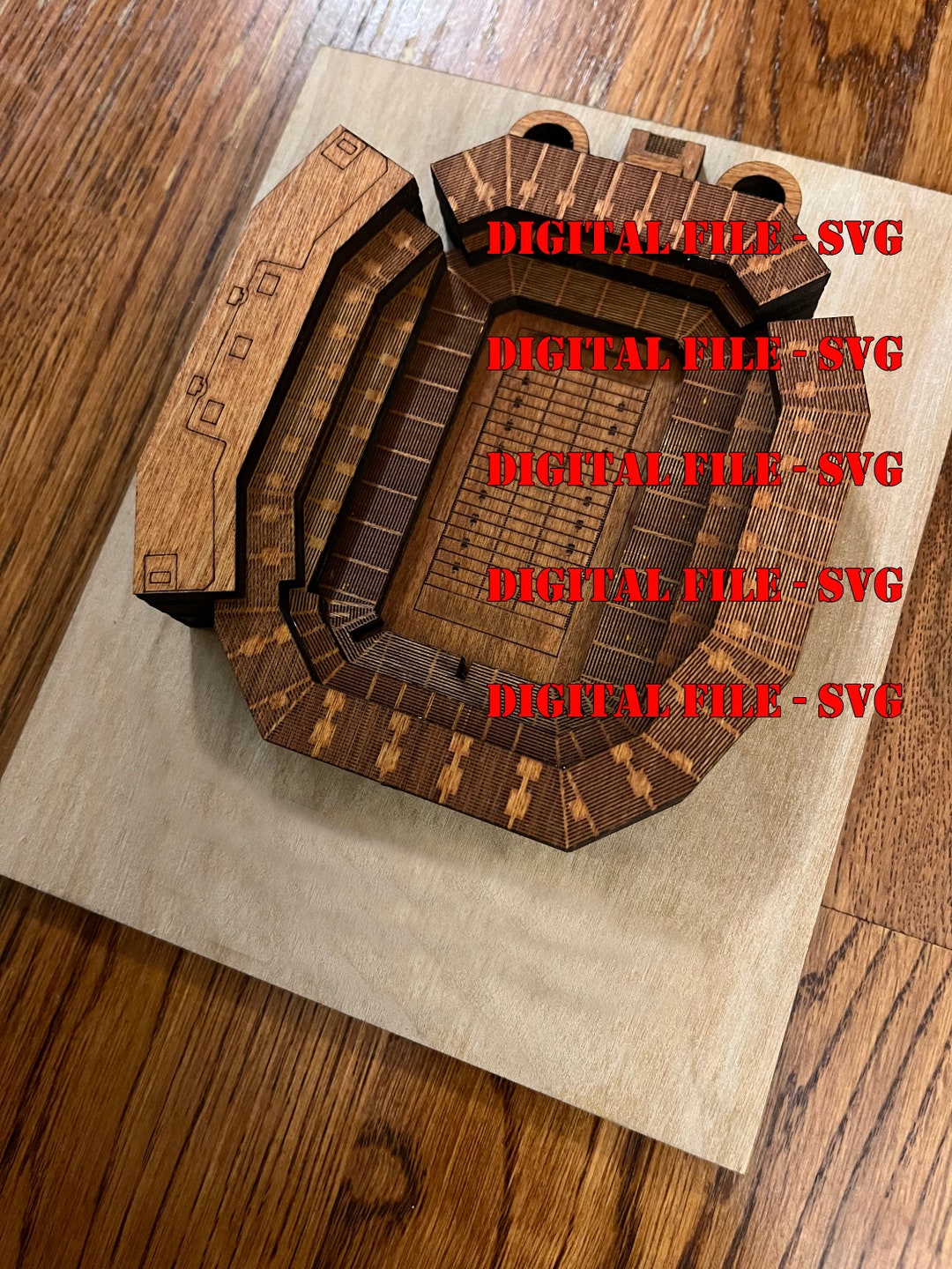 Florida Football Stadium SVG Vector File for Laser Cut Model - Etsy