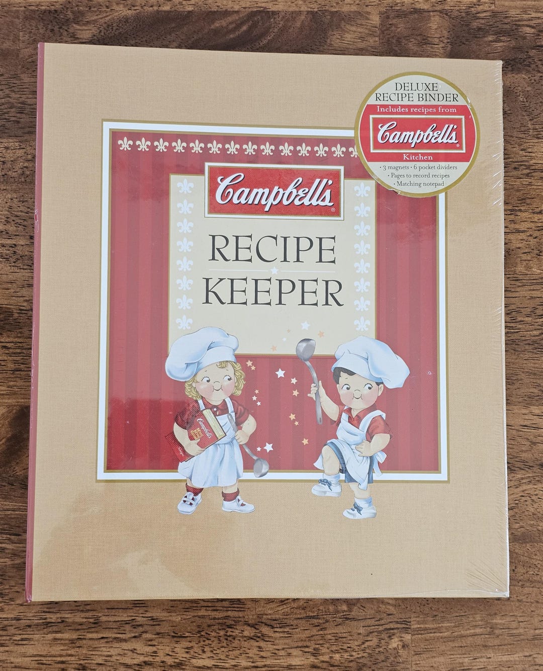 Campbell's Recipe Keeper 3 Ring Deluxe Binder/campbell's Recipe Book ...