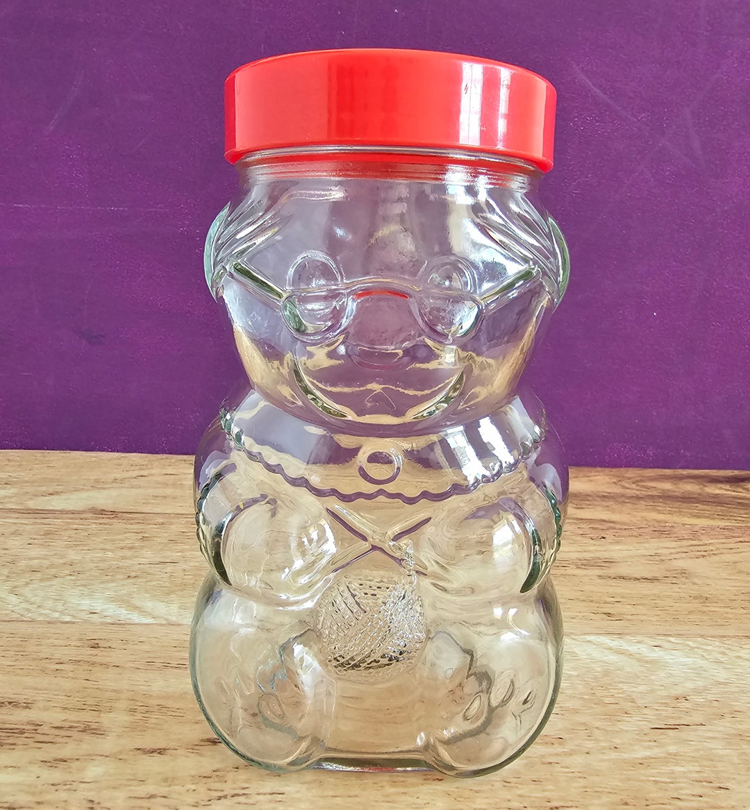 Vintage Kraft Granny Bear Peanut Butter Jar/1980's Collectible Kraft ...