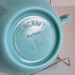 Vintage Turquoise Melmac Mug Cream Sugar Serving Platter Set/vintage ...