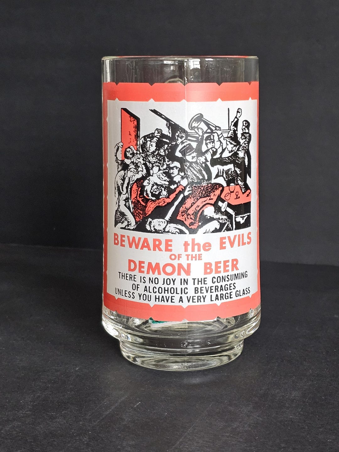 Beware the Evils of the Demon Beer Beer Stein/vintage Beer Mug Barware ...